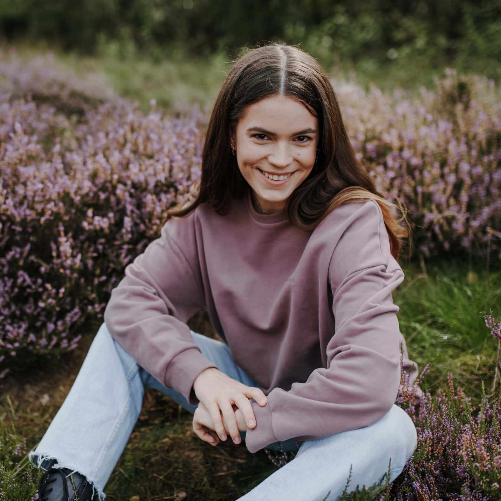 NORDLICHT Oversize Sweater Jonna Altrosa Bio-Baumwolle