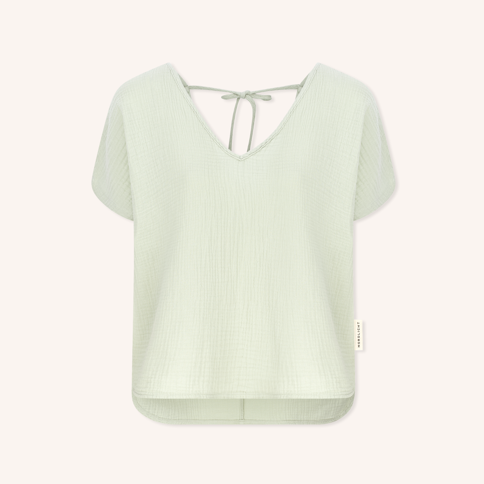 Musselin Hose Leja Salbei aus Bio-Baumwolle